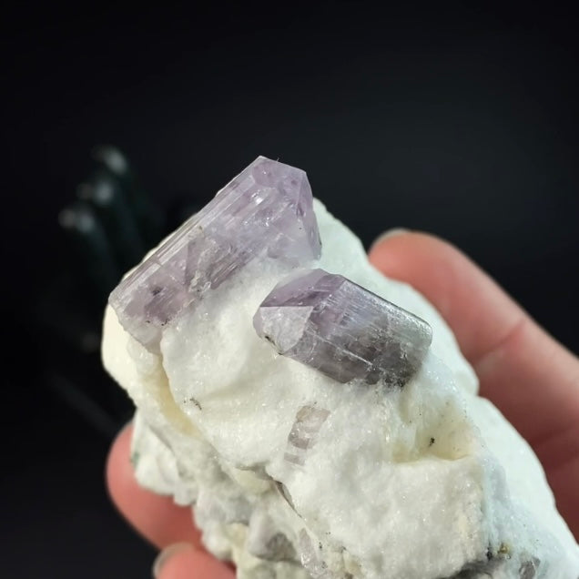 Scapolite Var. Marialite Crystals on Feldspar Matrix from Badakhshan,
