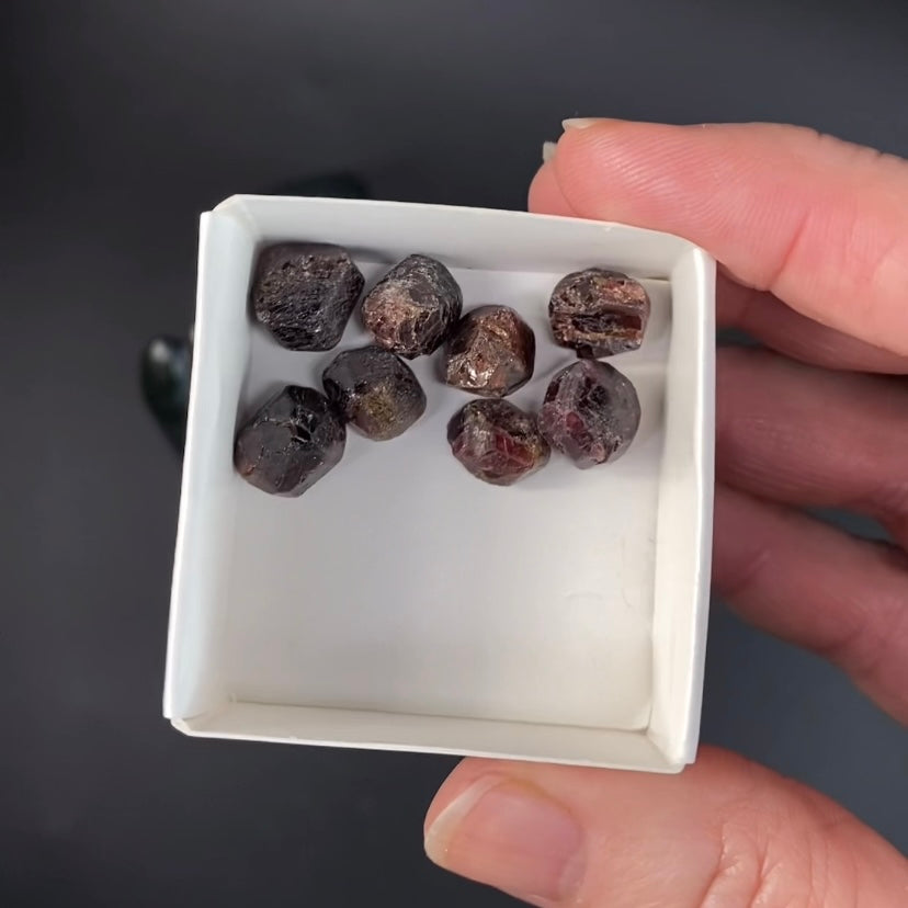 Almandine Crystal Lot 10 grams - Choose Your Crystal Size